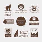 Logos de Lobo. Su significado y simbología - The Color Blog