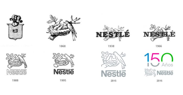 El logotipo de Nestlé tiene su historia - The Color Blog