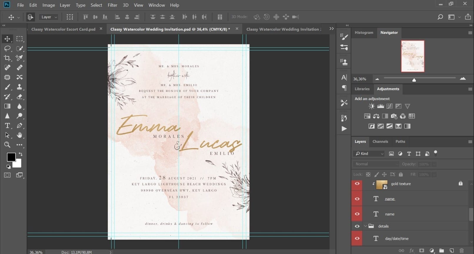 Programas para diseñar invitaciones de boda - The Color Blog