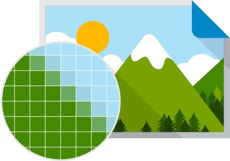 Diferencia una imagen vectorial y mapa de bits - The Color Blog