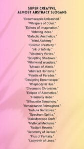 Slogans for design. Unlimited ideas - The Color Blog